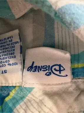 Disney | Shirts & Tops | Y2k Disney Mickey Mouse Hawaiian Surf Button ...